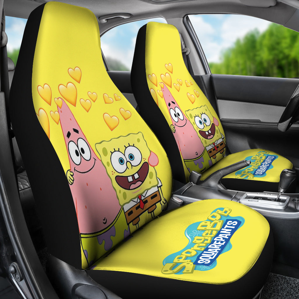 Spongebob Squarepants Car Seat Covers Custom For Fan Ci221122-02 - Gift ...