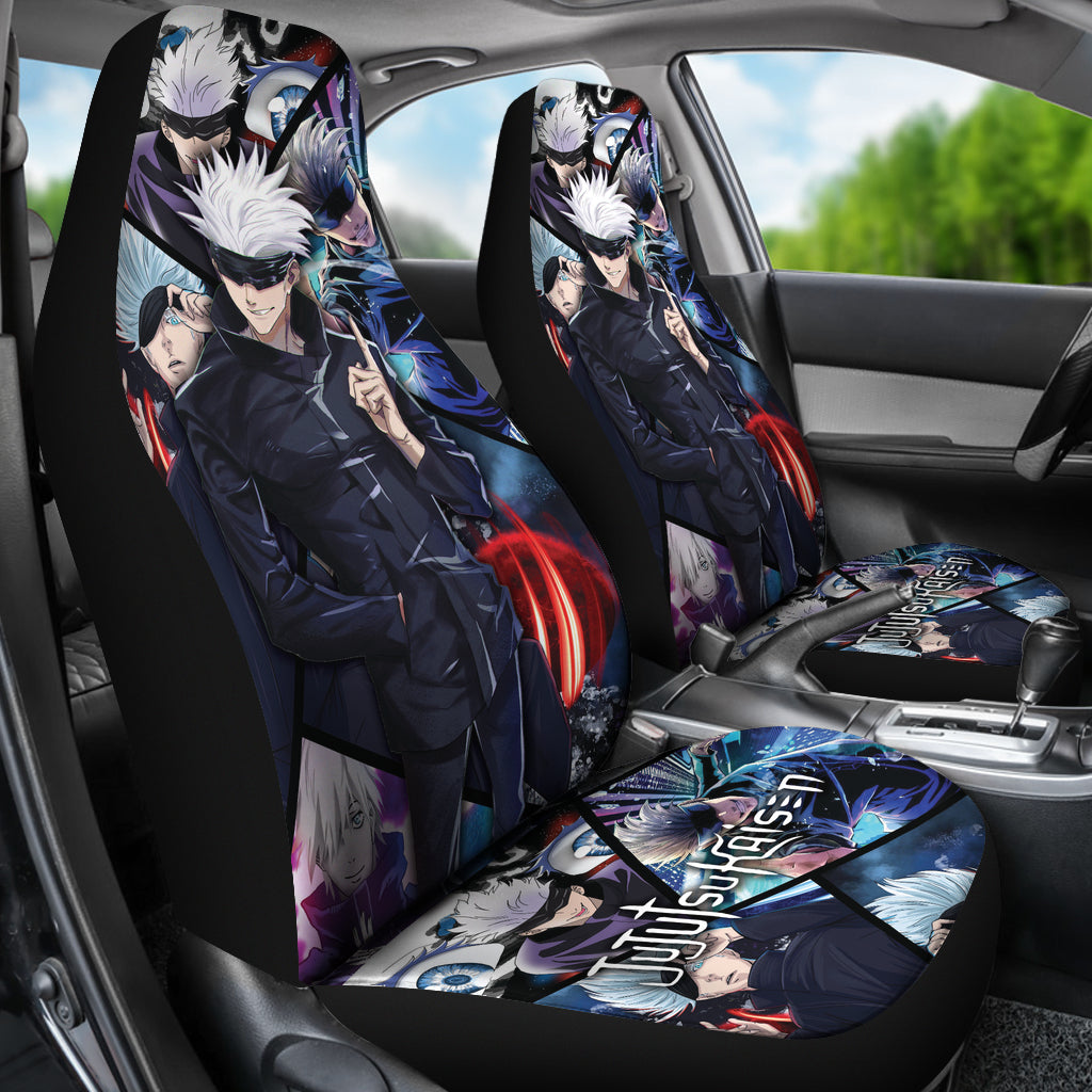 Satoru Gojo Car Seat Covers Jujutsu Kaisen Custom For Fans Ci221222-03 ...