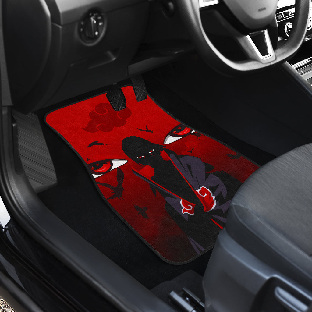 Naruto Anime Car Floor Mats Naruto Akatsuki Itachi Uchiha Car ...